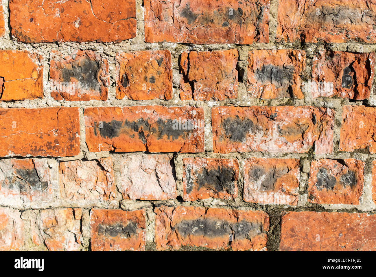 Rustic brick wall texture pattern background Stock Photo - Alamy