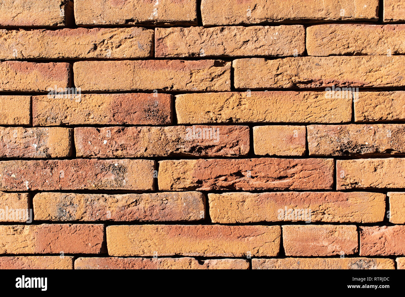 Rustic brick wall texture pattern background Stock Photo - Alamy