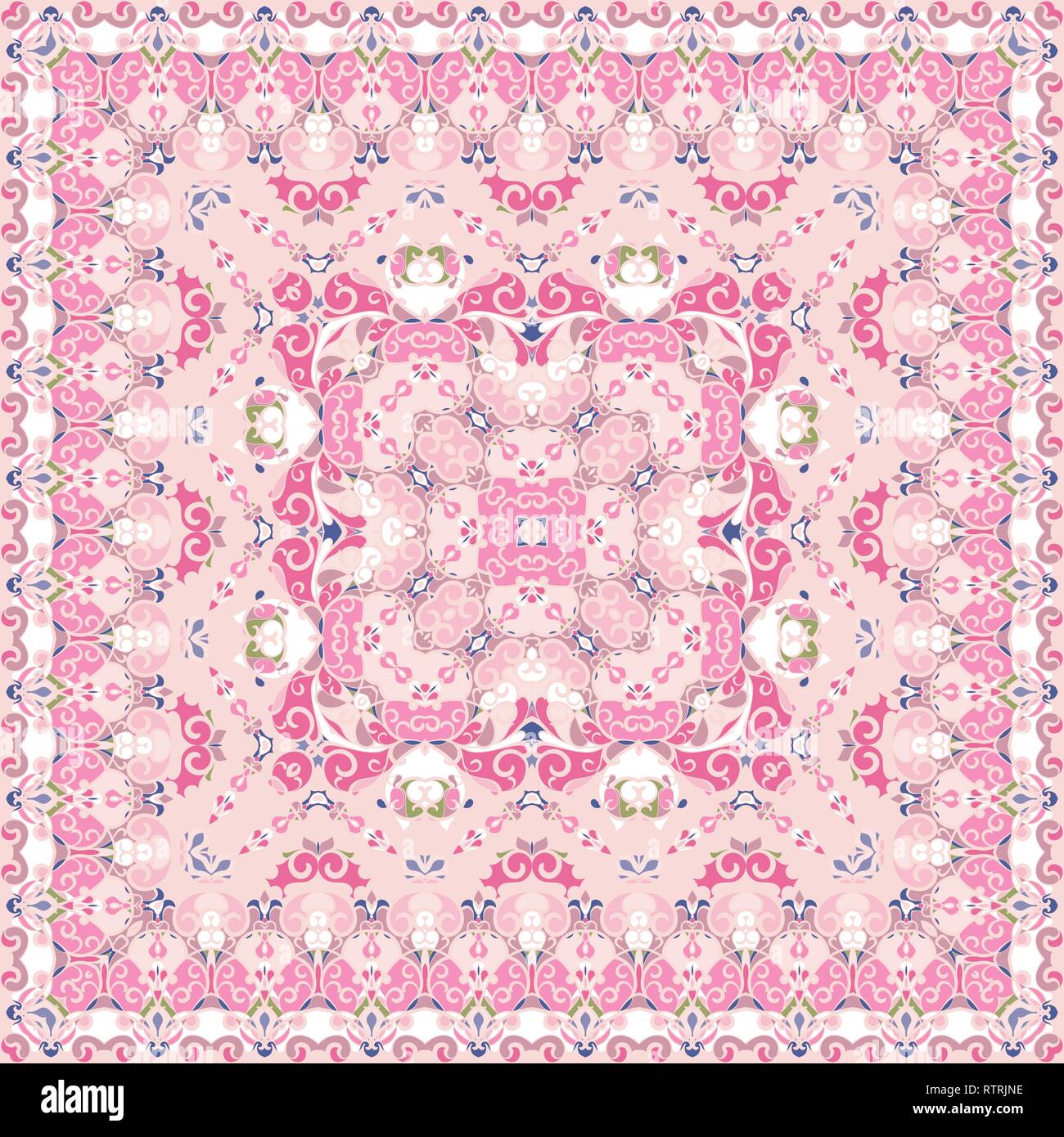 Pink neckscarf Stock Vector Images - Alamy
