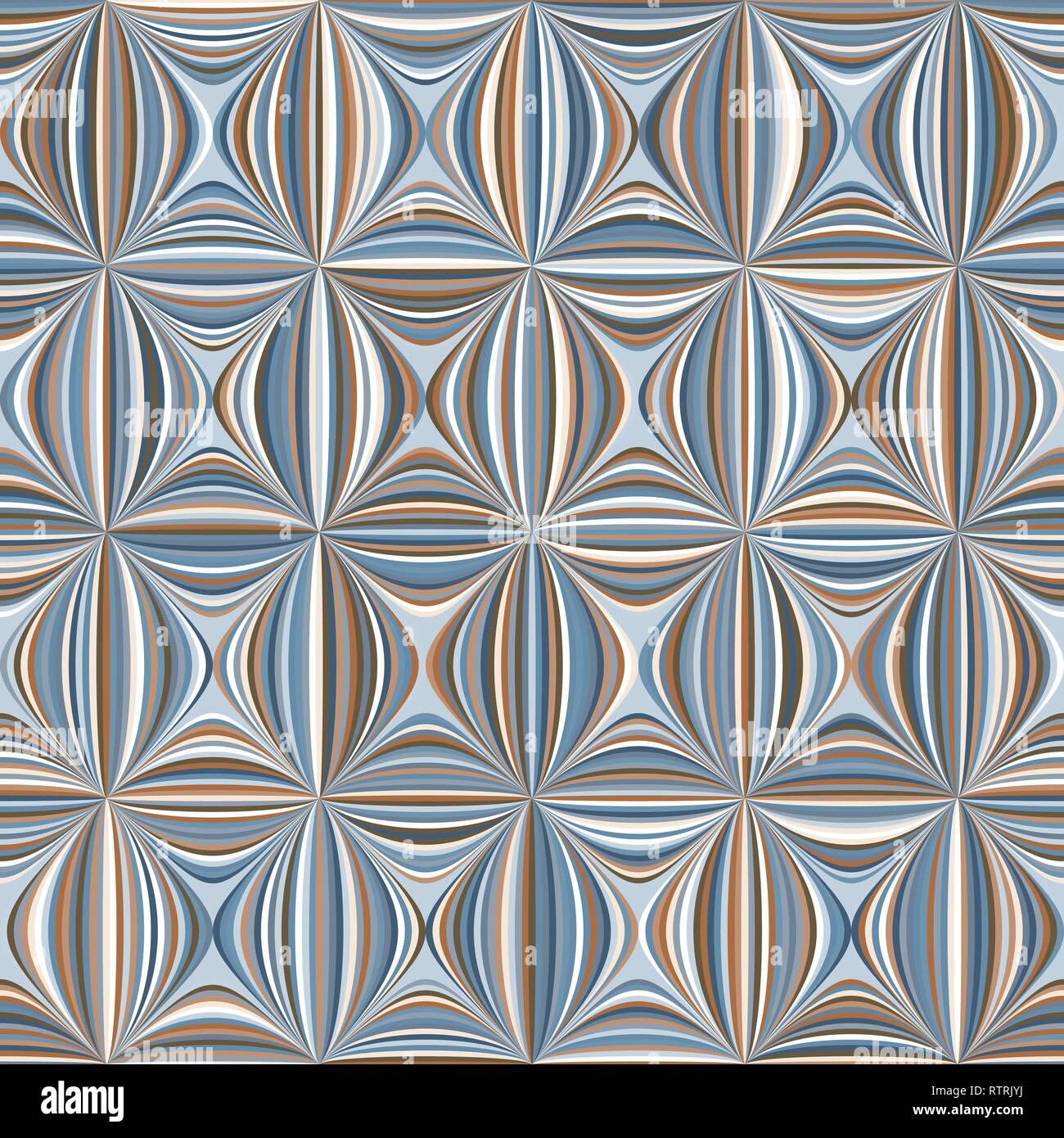 Abstract symmetric seamless pattern. Decorative rich decor of the ...