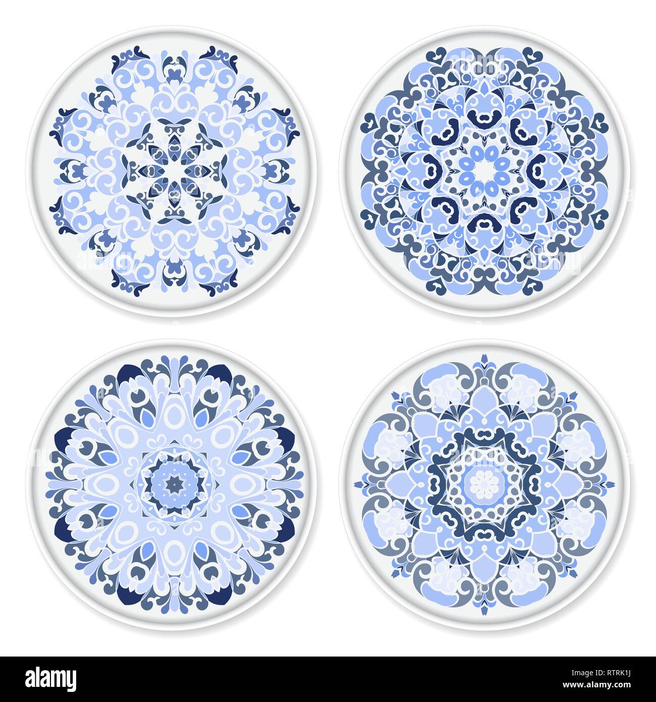 Porcelain retro Stock Vector Images - Alamy