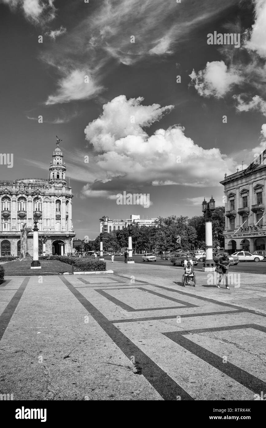 Center of havana Black and White Stock Photos & Images - Alamy