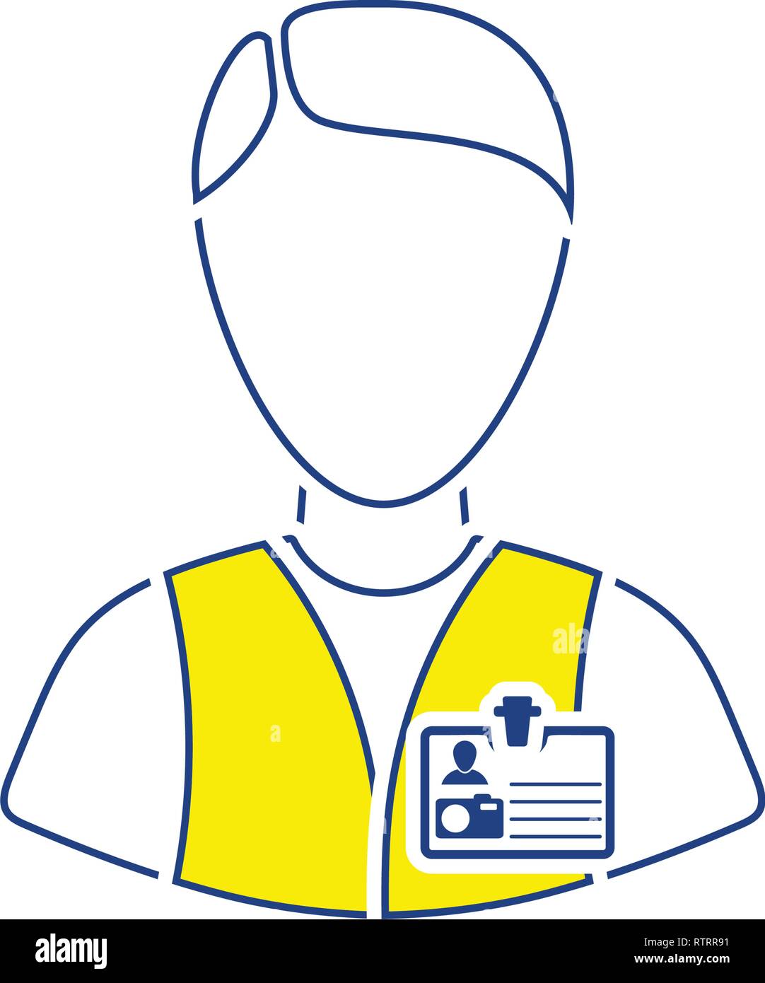 Icon of photographer. Thin line design. Vector illustration Stock ...