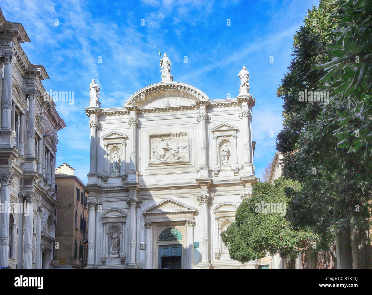 Saint Roch. Scuola Grande di San Rocco Venice Italy Stock Photo - Alamy