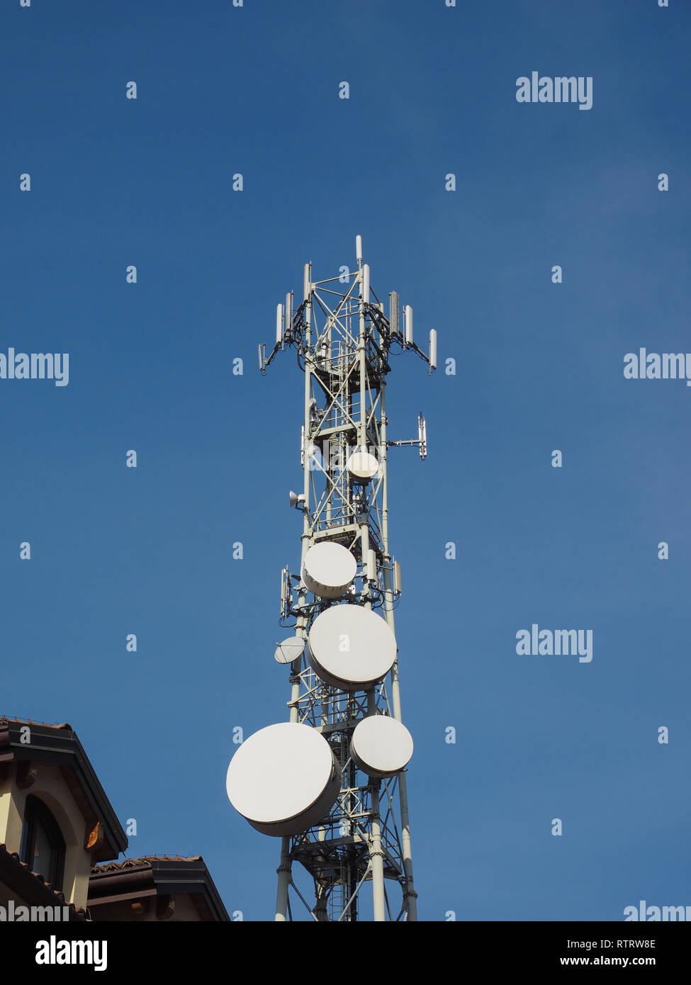 cellular antenna tower and electronic radio transceiver equipment part ...