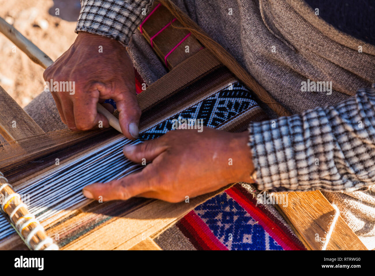 Inca weaving tradition hi-res stock photography and images - Alamy