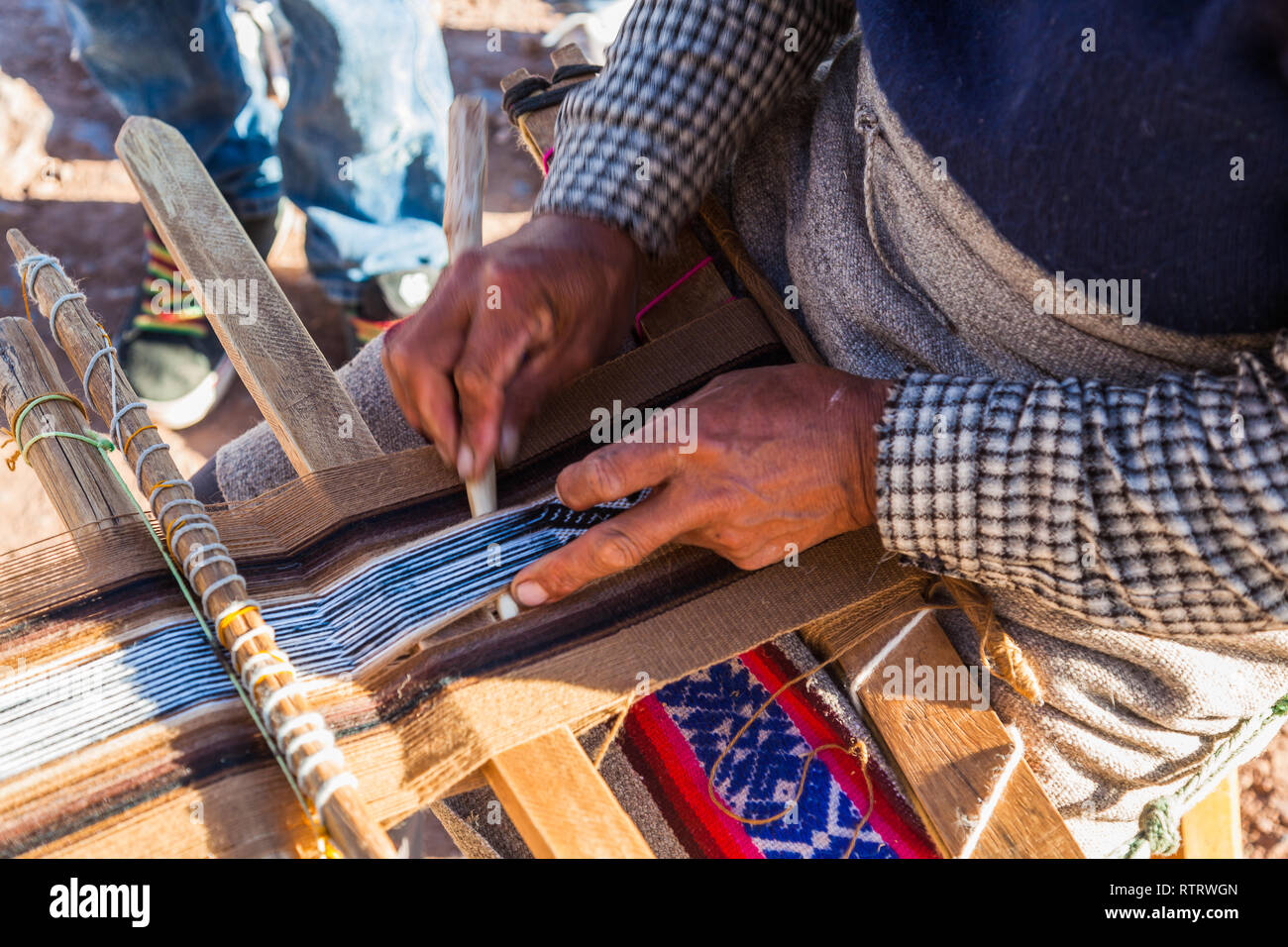 Inca weaving tradition hi-res stock photography and images - Alamy