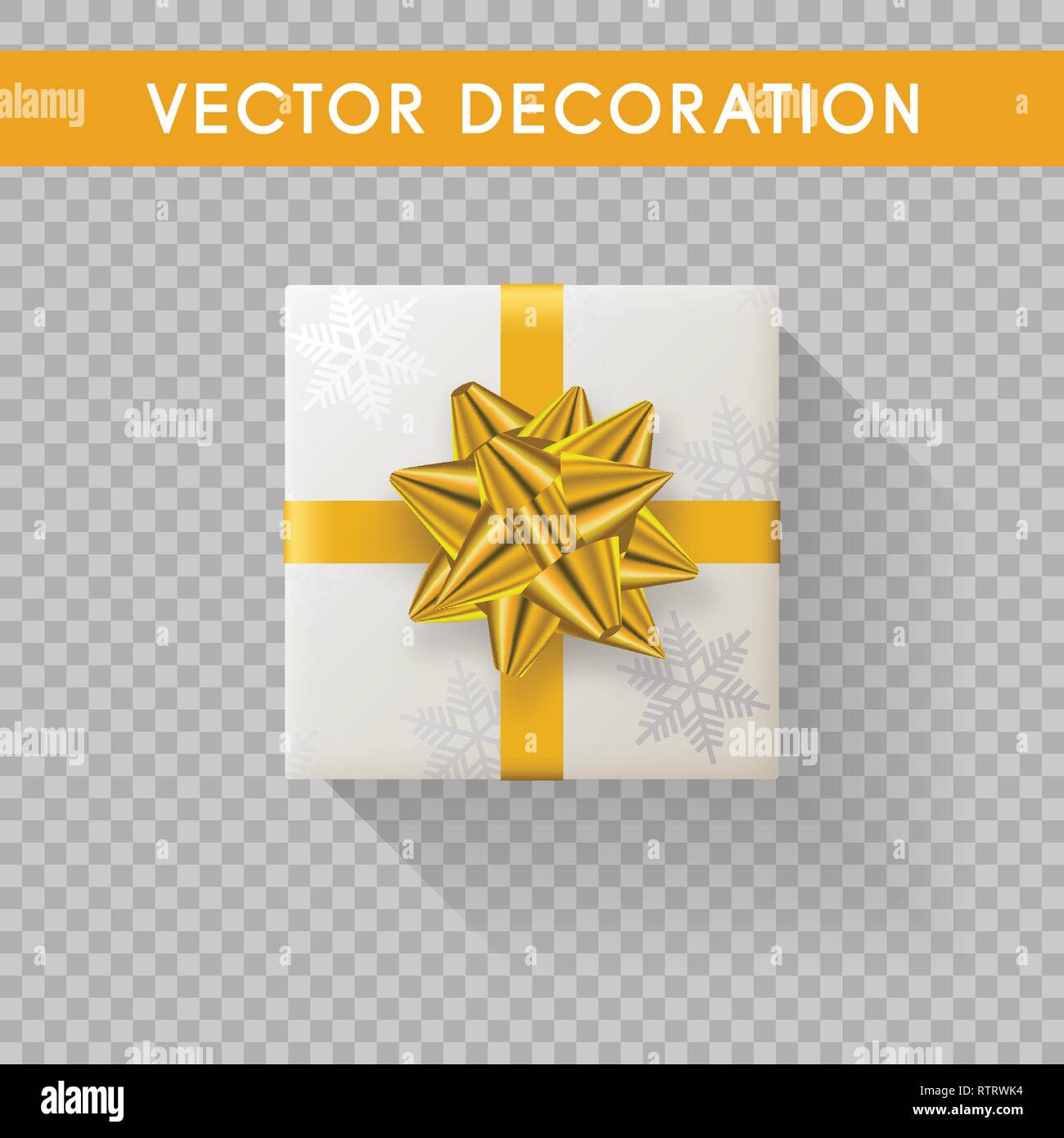 Realistic gift box top view. Gift boxes without background. Vector ...