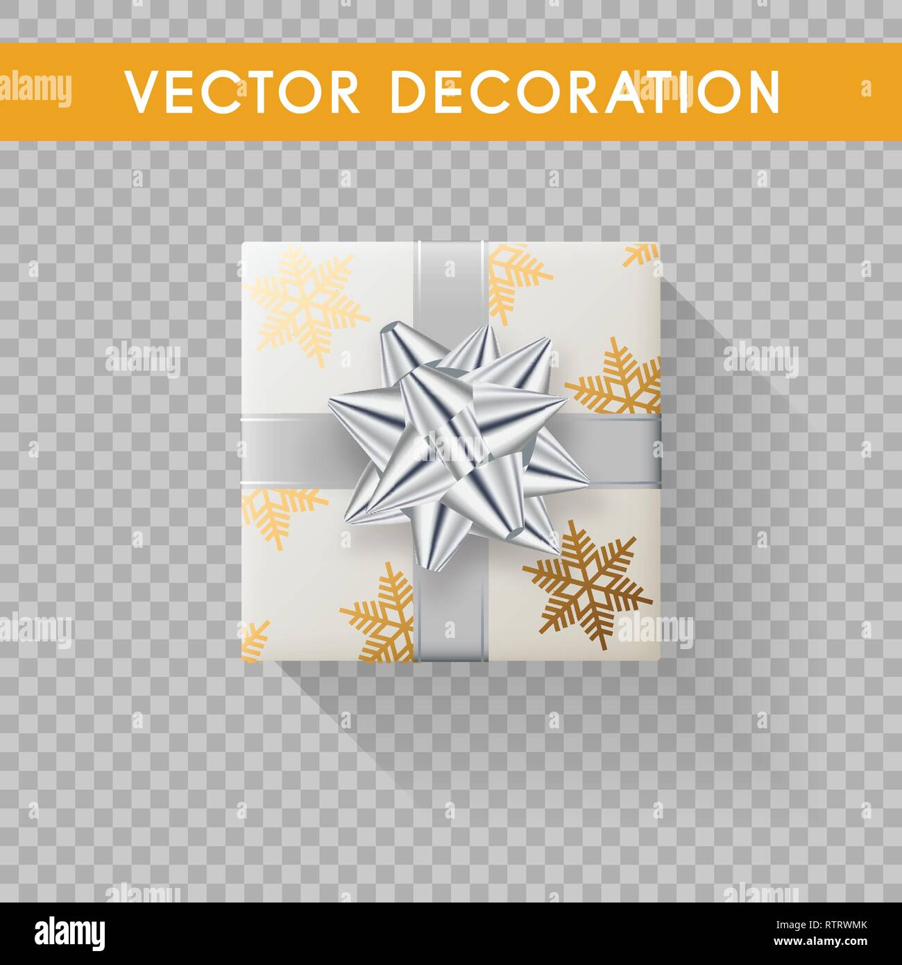 Realistic gift box top view. Gift boxes without background. Vector ...