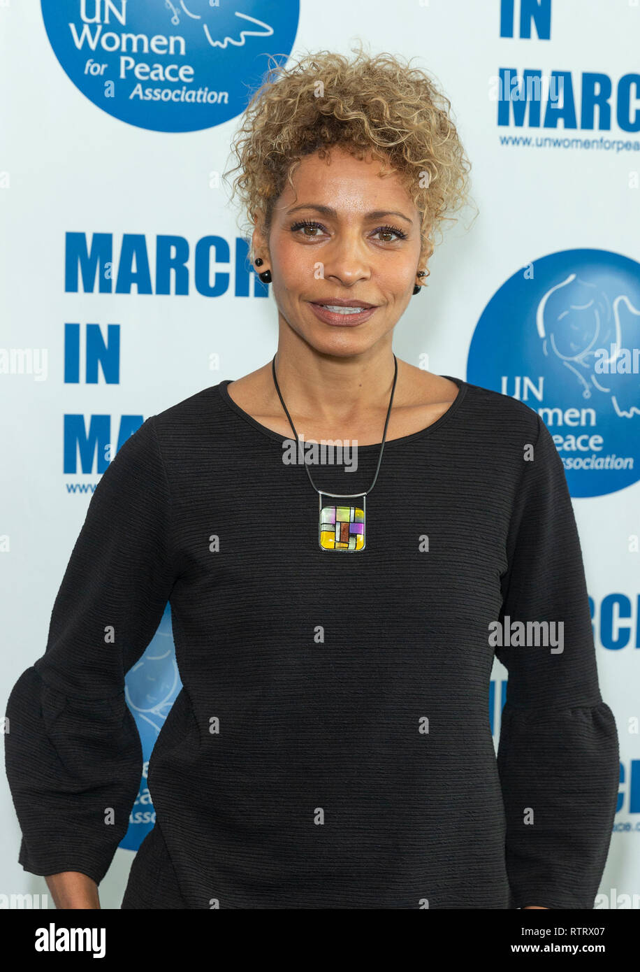 New York, United States. 01st Mar, 2019. Michelle Hurd attends UN Women ...
