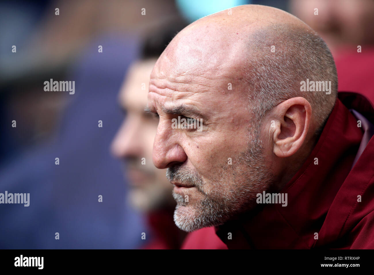 Arsenal's assistant manager Steve Bould during the Premier League match ...