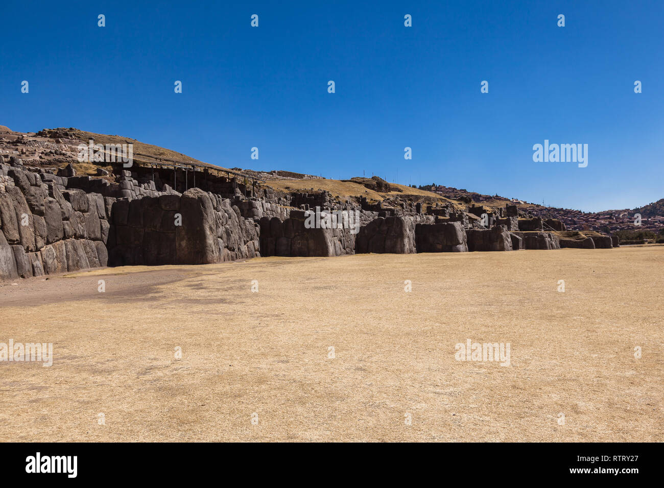 Immense rocks carved and perfectly assembled in the archaeological ...