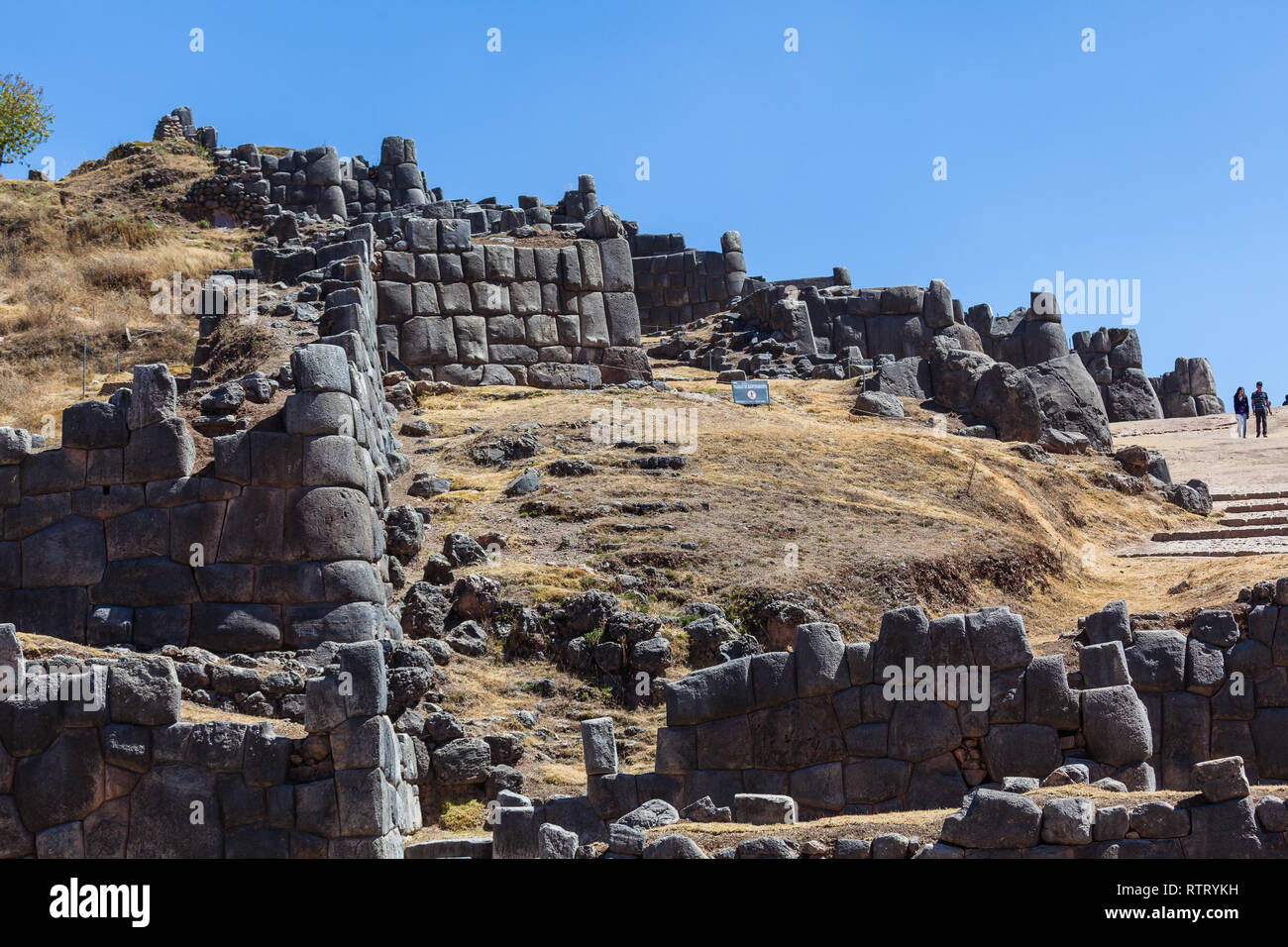 Immense rocks carved and perfectly assembled in the archaeological ...