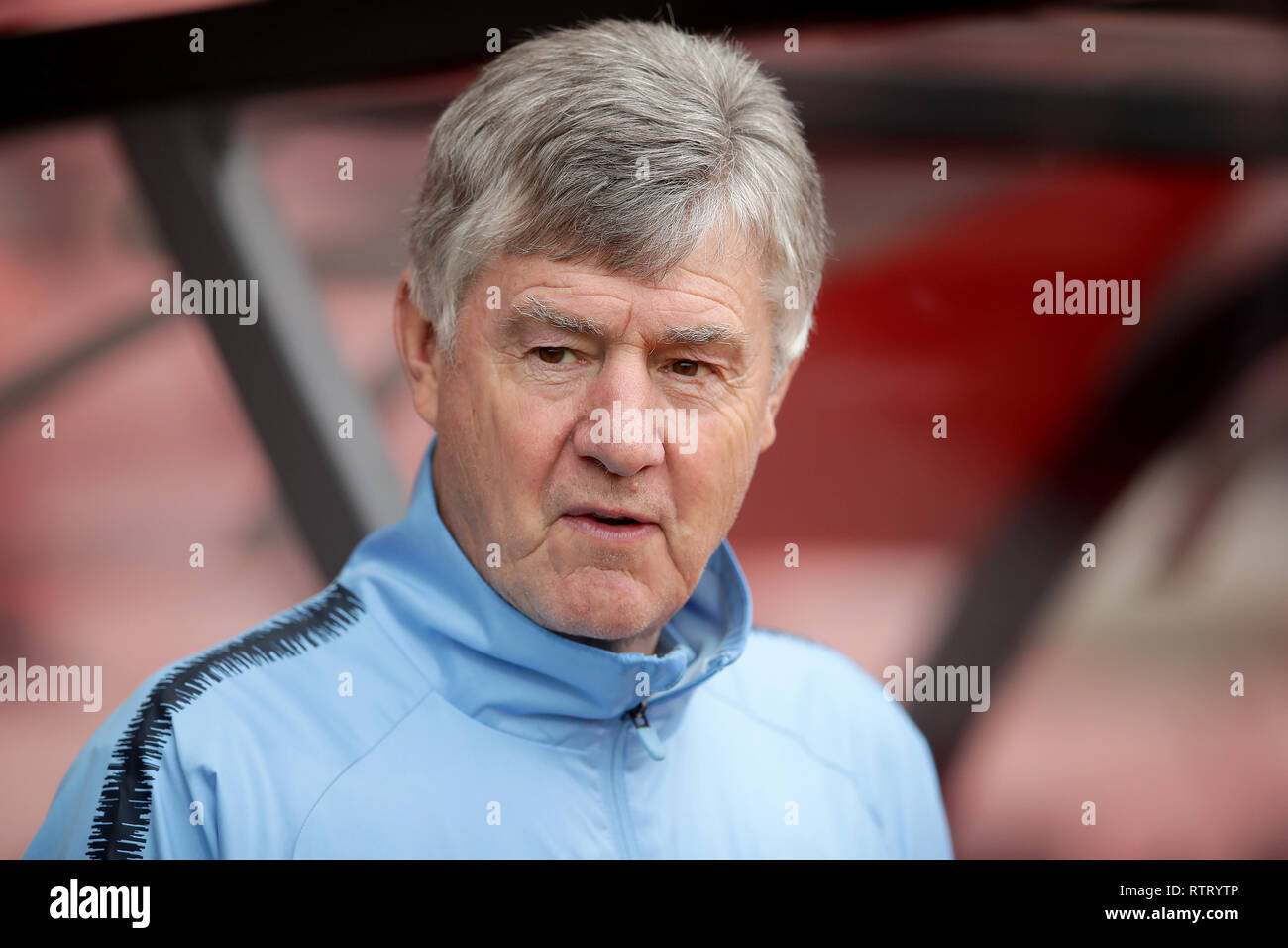 Manchester City assistant manager Brian Kidd during the Premier League ...
