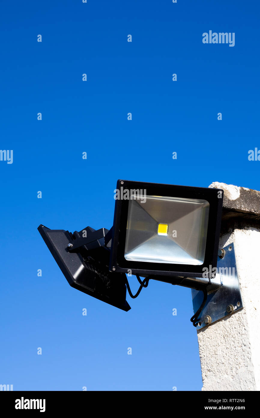 Automatic PIR, passive infrared sensor, LED floodlight providing ...