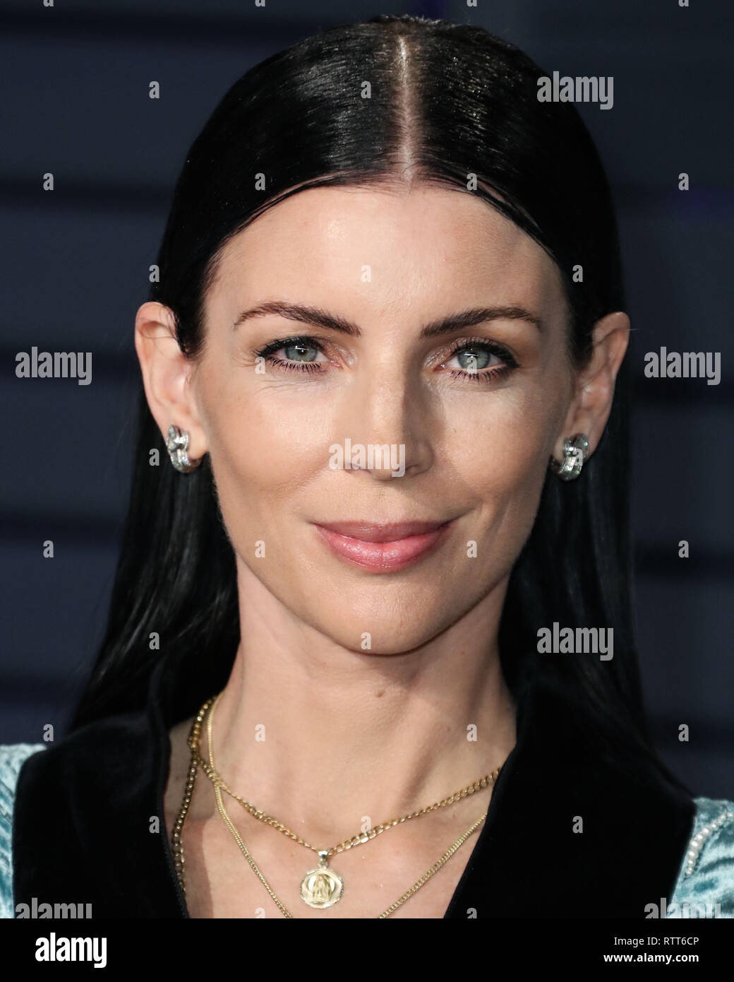 BEVERLY HILLS, LOS ANGELES, CA, USA - FEBRUARY 24: Model Liberty Ross ...
