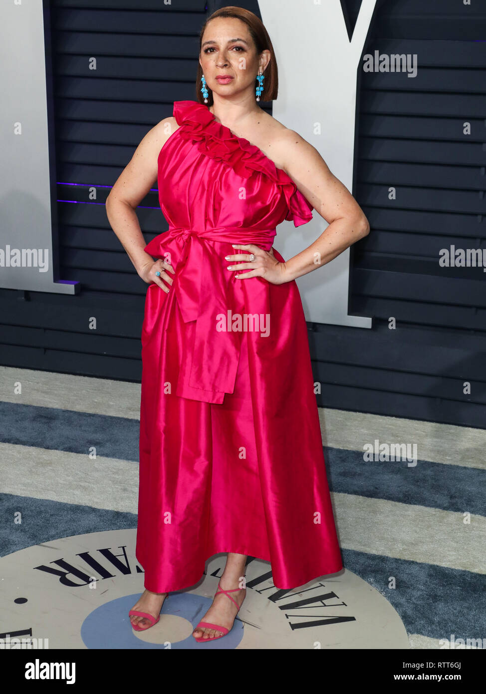 BEVERLY HILLS, LOS ANGELES, CA, USA - FEBRUARY 24: Actress Maya Rudolph ...