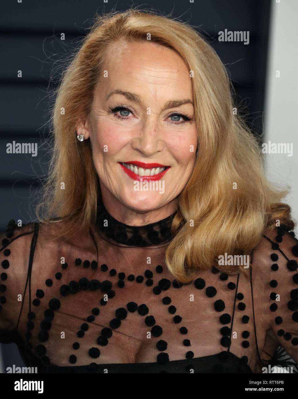 BEVERLY HILLS, LOS ANGELES, CA, USA - FEBRUARY 24: Model Jerry Hall ...