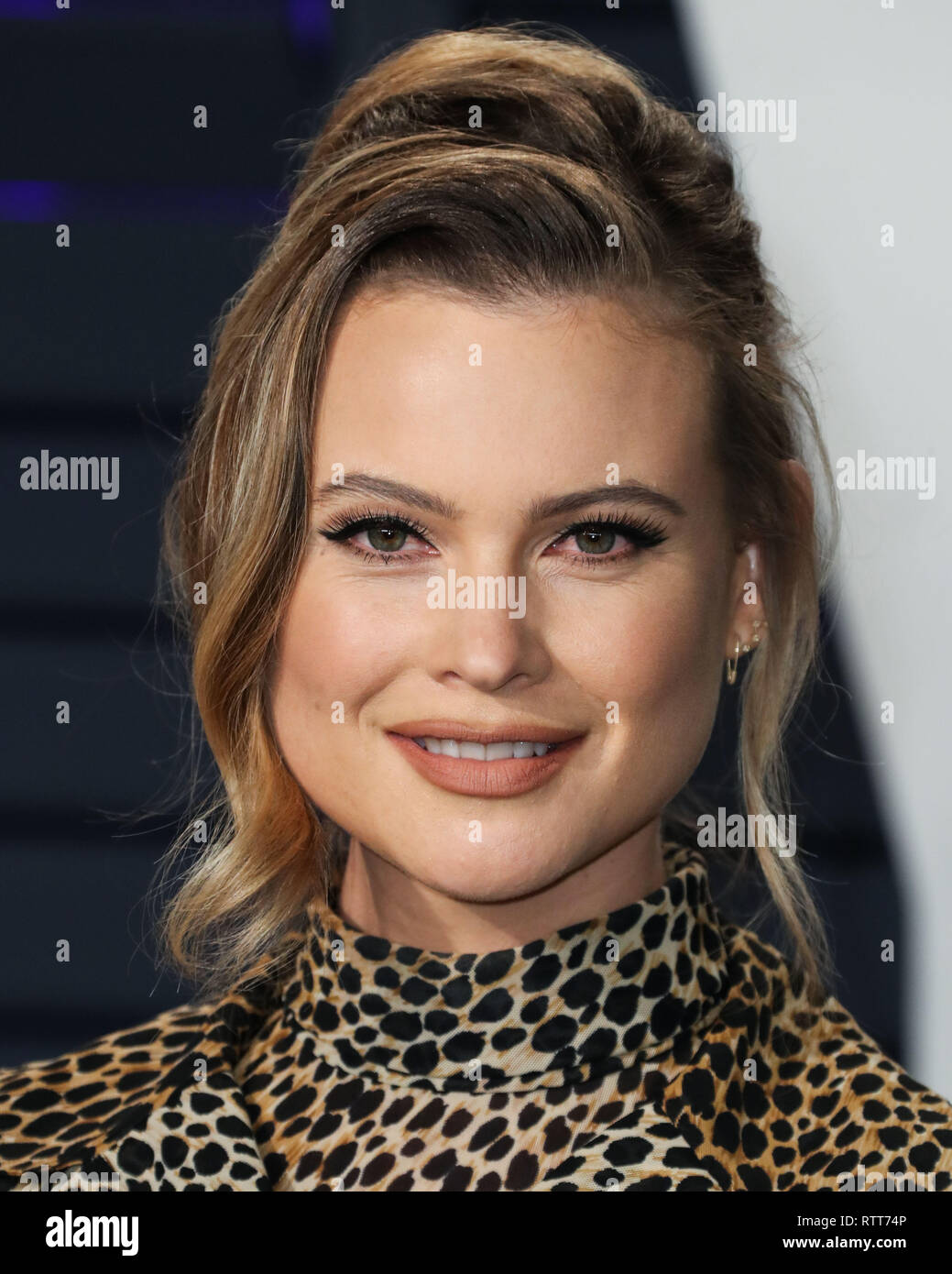 BEVERLY HILLS, LOS ANGELES, CA, USA - FEBRUARY 24: Model Behati ...