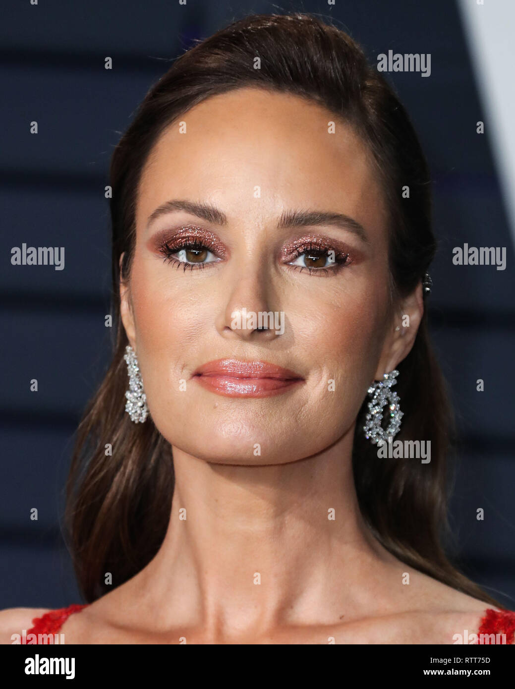 BEVERLY HILLS, LOS ANGELES, CA, USA - FEBRUARY 24: News anchor Catt ...