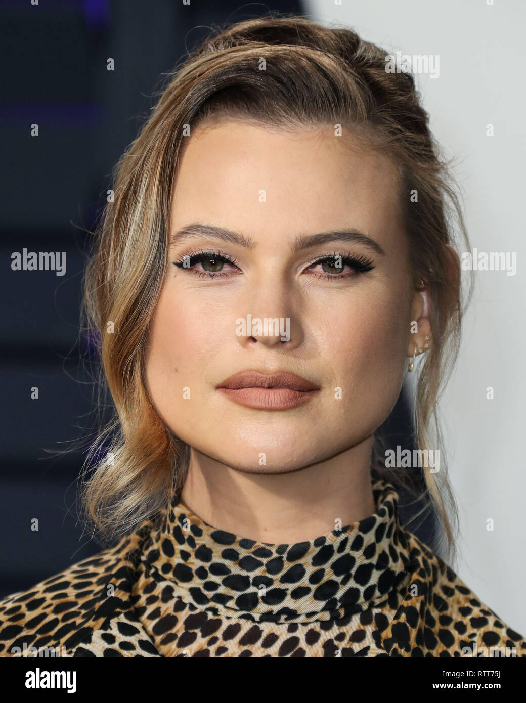 BEVERLY HILLS, LOS ANGELES, CA, USA - FEBRUARY 24: Model Behati ...