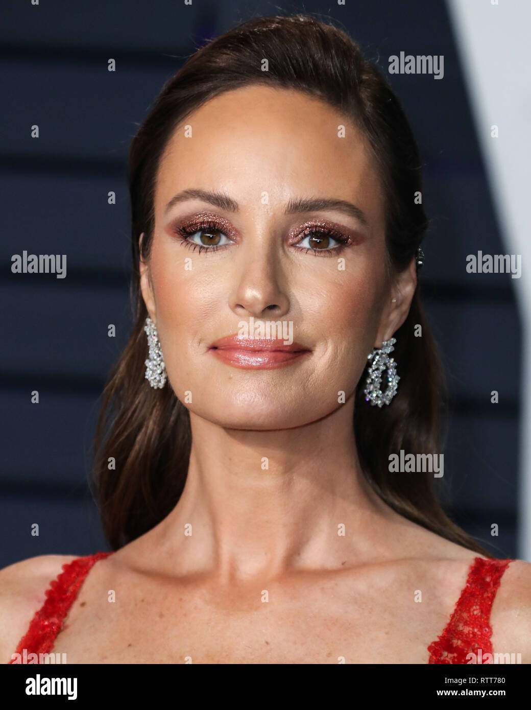 BEVERLY HILLS, LOS ANGELES, CA, USA - FEBRUARY 24: News anchor Catt ...