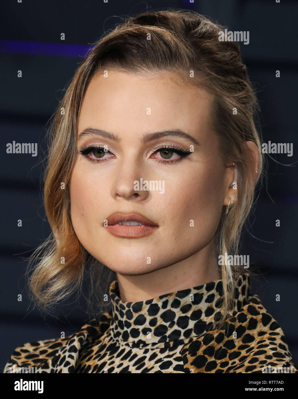 BEVERLY HILLS, LOS ANGELES, CA, USA - FEBRUARY 24: Model Behati ...