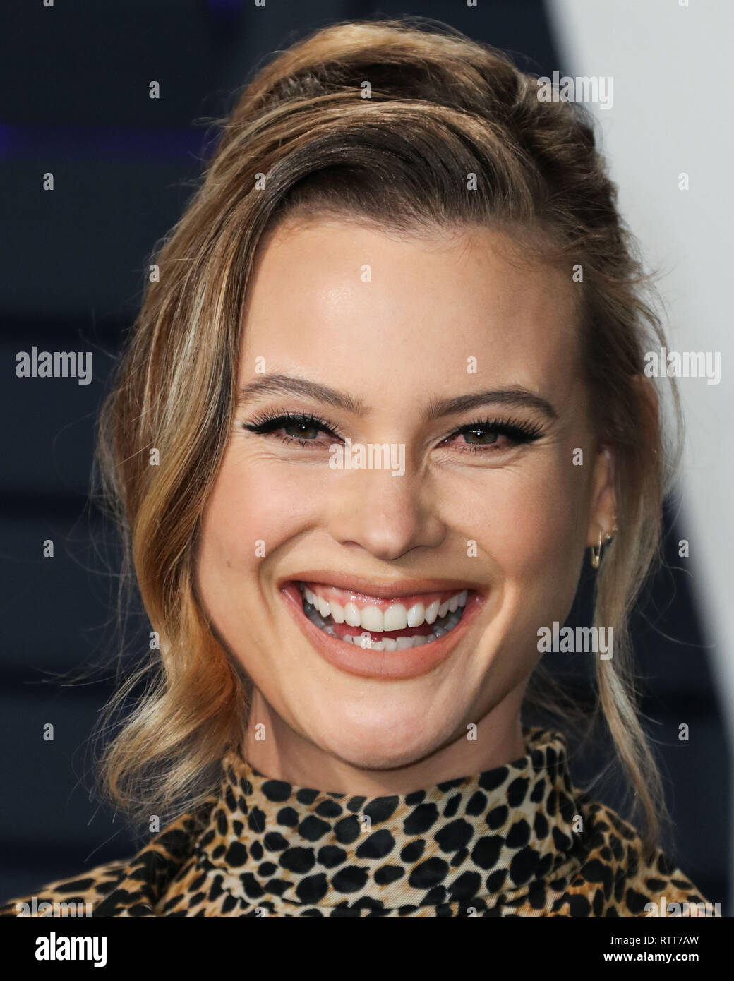 BEVERLY HILLS, LOS ANGELES, CA, USA - FEBRUARY 24: Model Behati ...