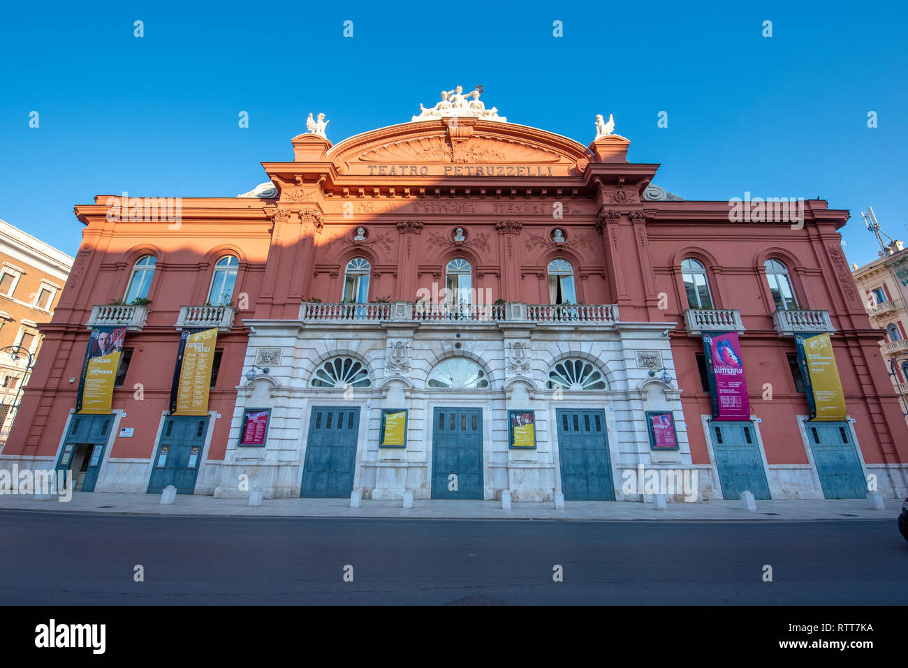 acade of Teatro Petruzzelli Opera and Ballet Theater. the largest ...