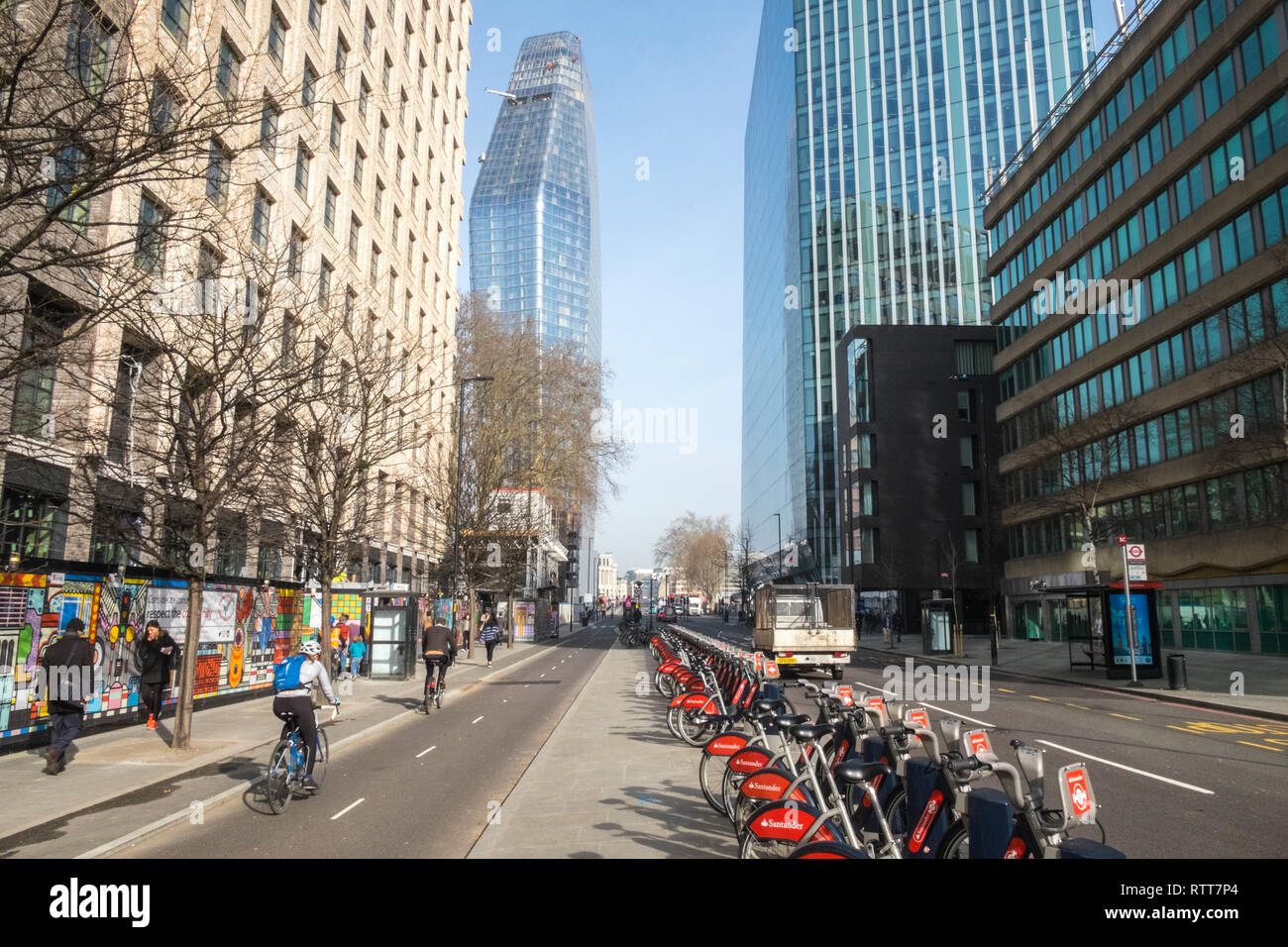 Bike cycle cycling lane hi-res stock photography and images - Alamy