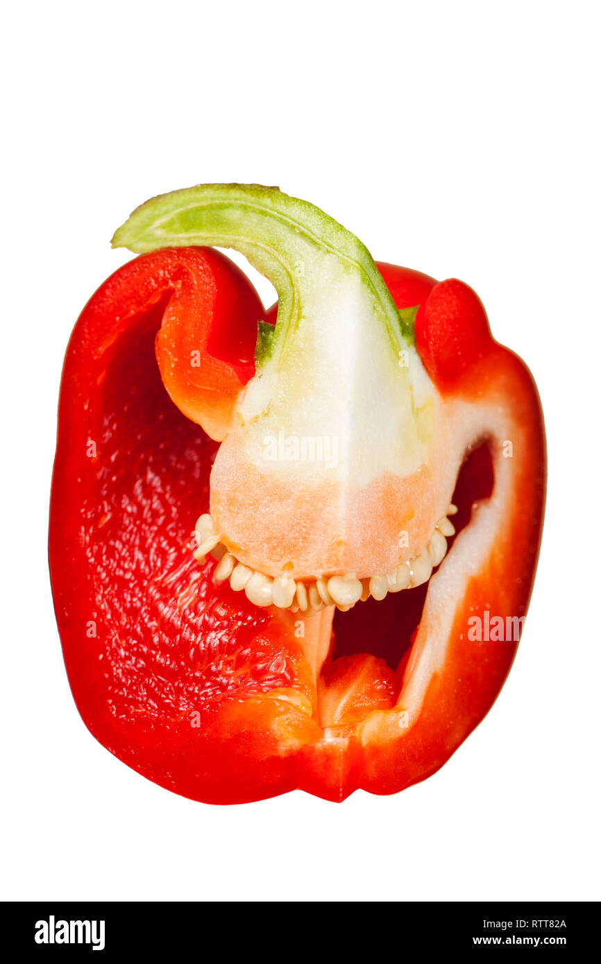 Cross section of vegetables Cut Out Stock Images & Pictures - Alamy