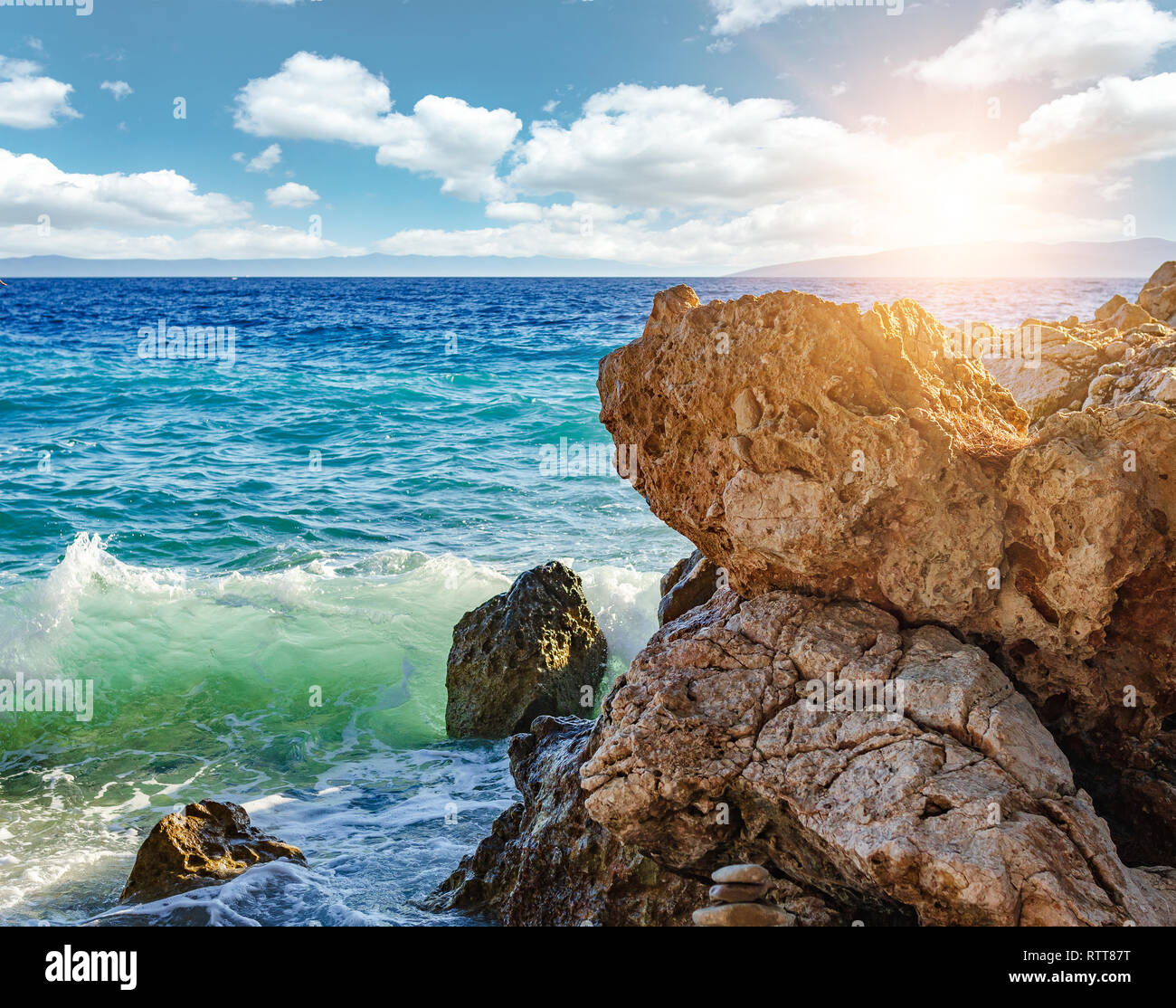 Sky and sea Stock Photo - Alamy