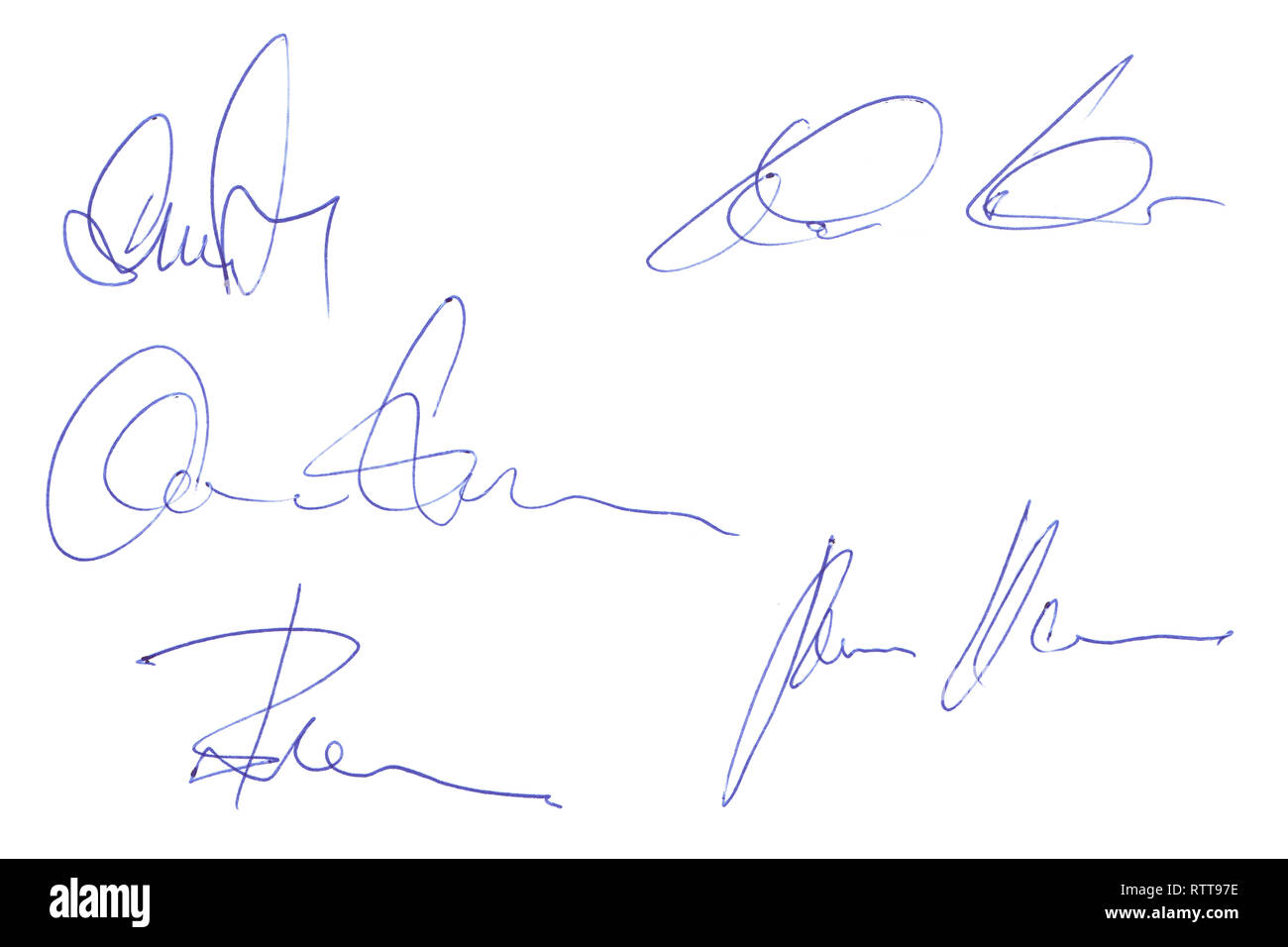 Written Signature High Resolution Stock Photography and Images - Alamy