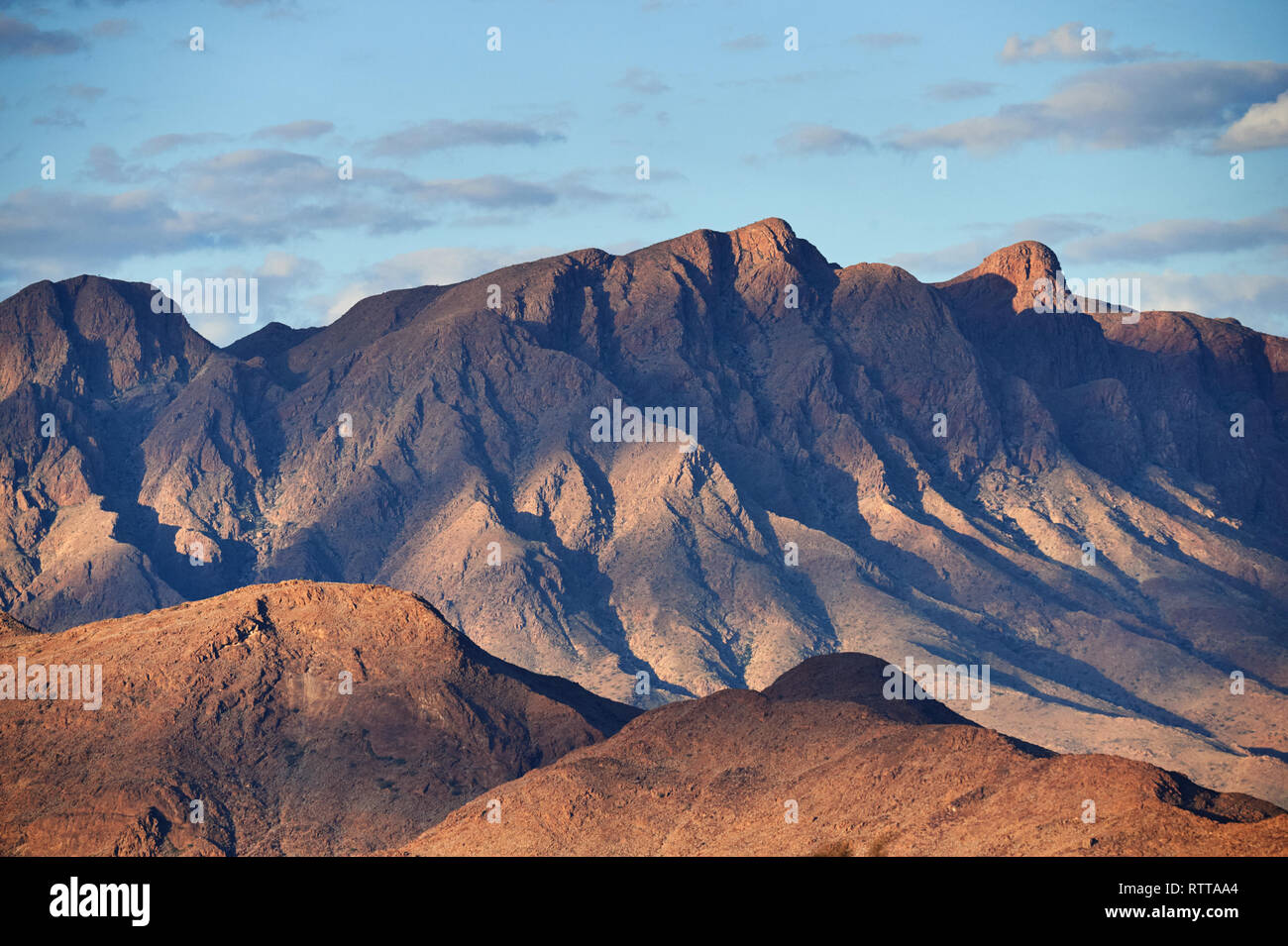 Beautiful Namibia landscape photographed at the first lights of the day ...