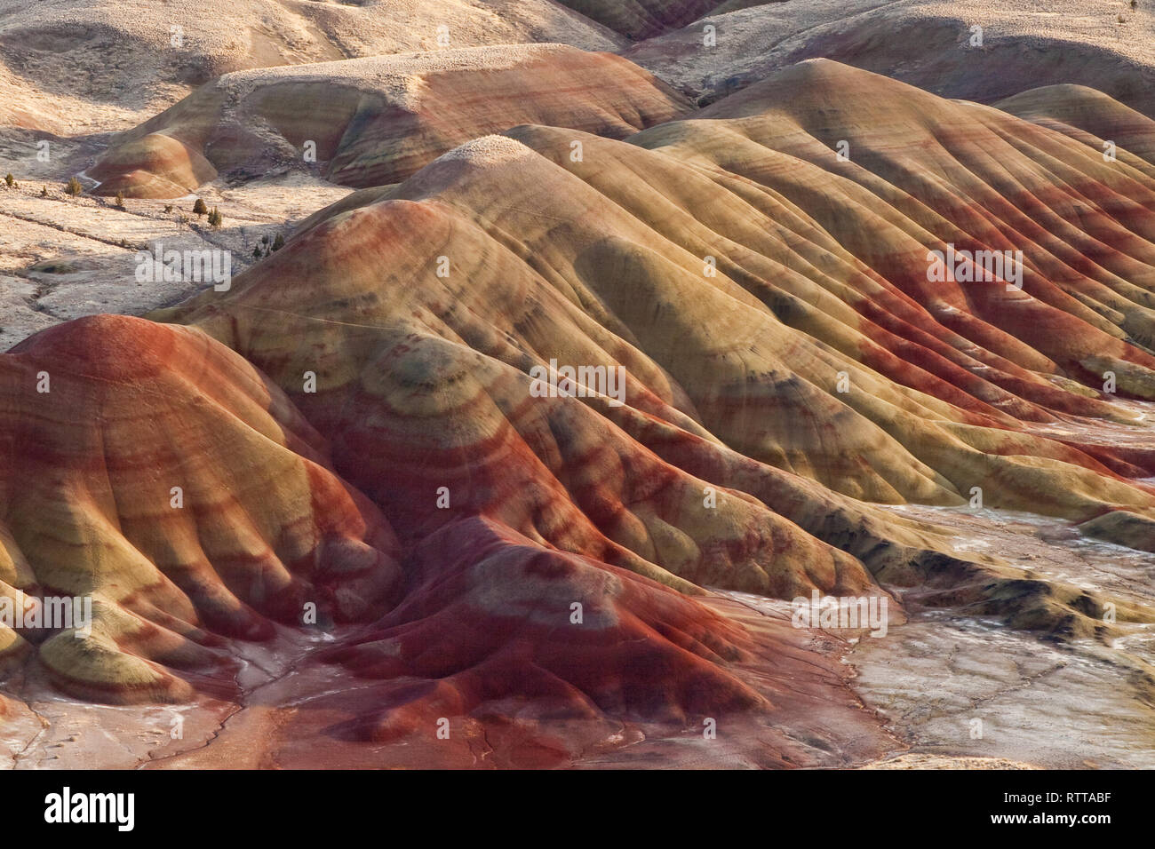 Painted Hills in Mitchell Oregon Stock Photo - Alamy