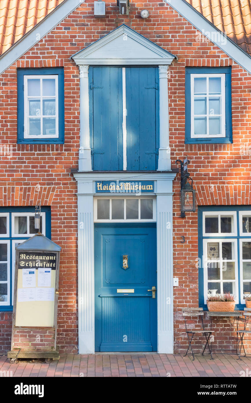 Front of the historic Heimatmuseum in Varel, Germany Stock Photo - Alamy