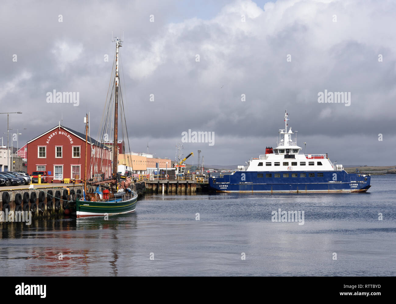 Lerwick Harbour Shetland Scotland UK Stock Photo - Alamy
