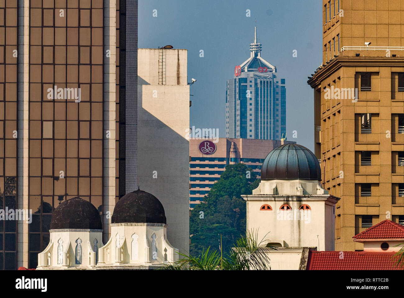 a tower of Sultan Abdul Samad Building in Kuala Lumpur, Malaysia Stock ...