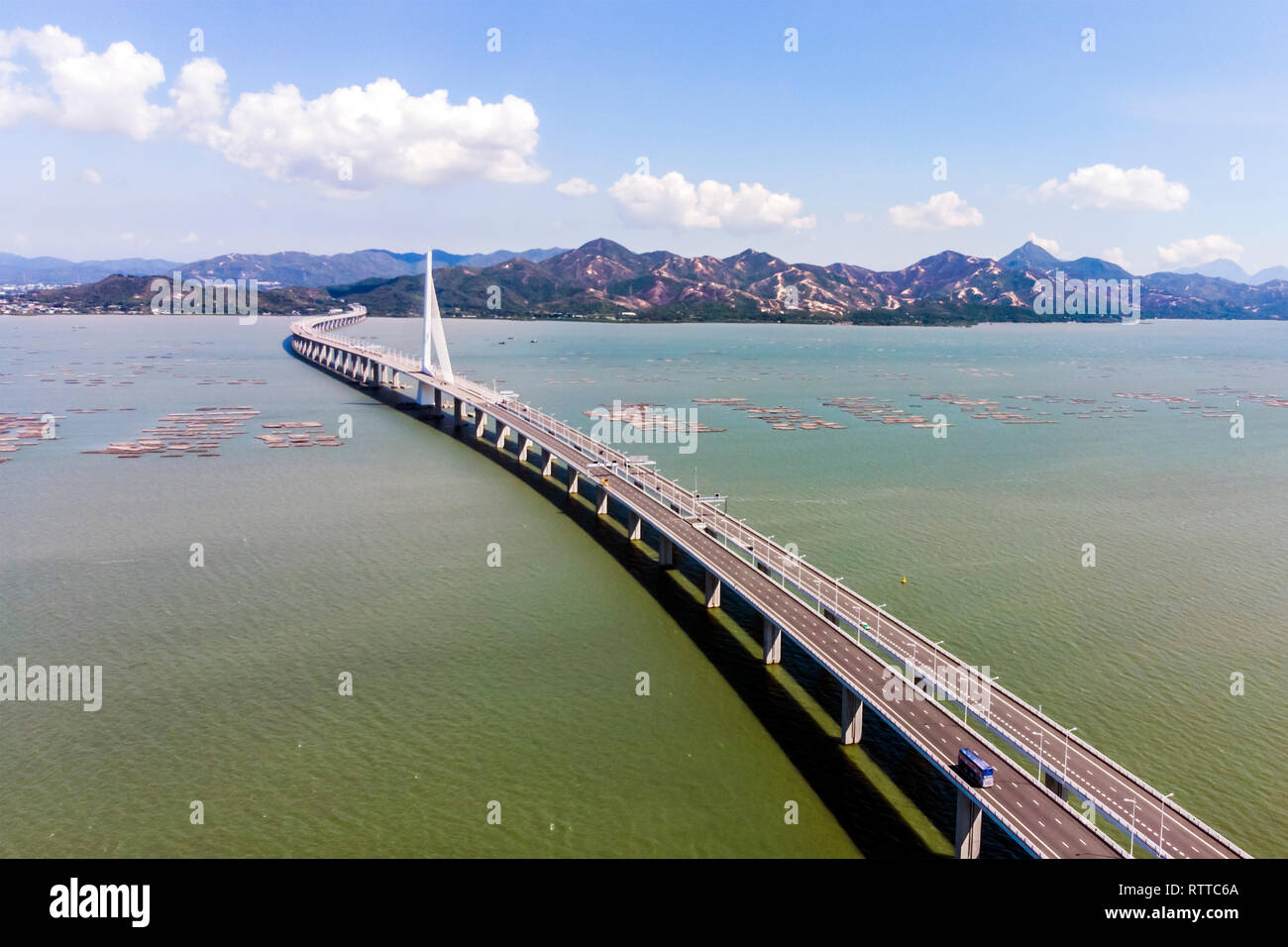 View of the shenzhen bay bridge hi-res stock photography and images - Alamy