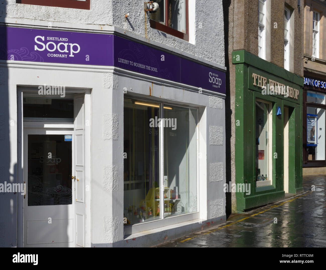 Commercial Street Lerwick Shetland Scotland UK Stock Photo - Alamy