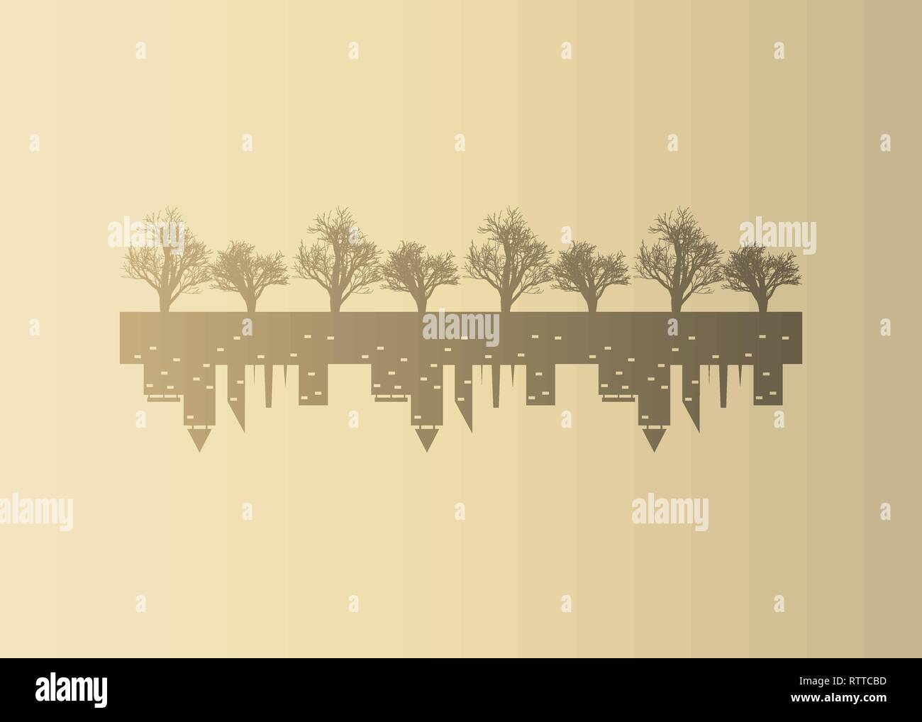 City vs forest Stock Vector Images - Alamy