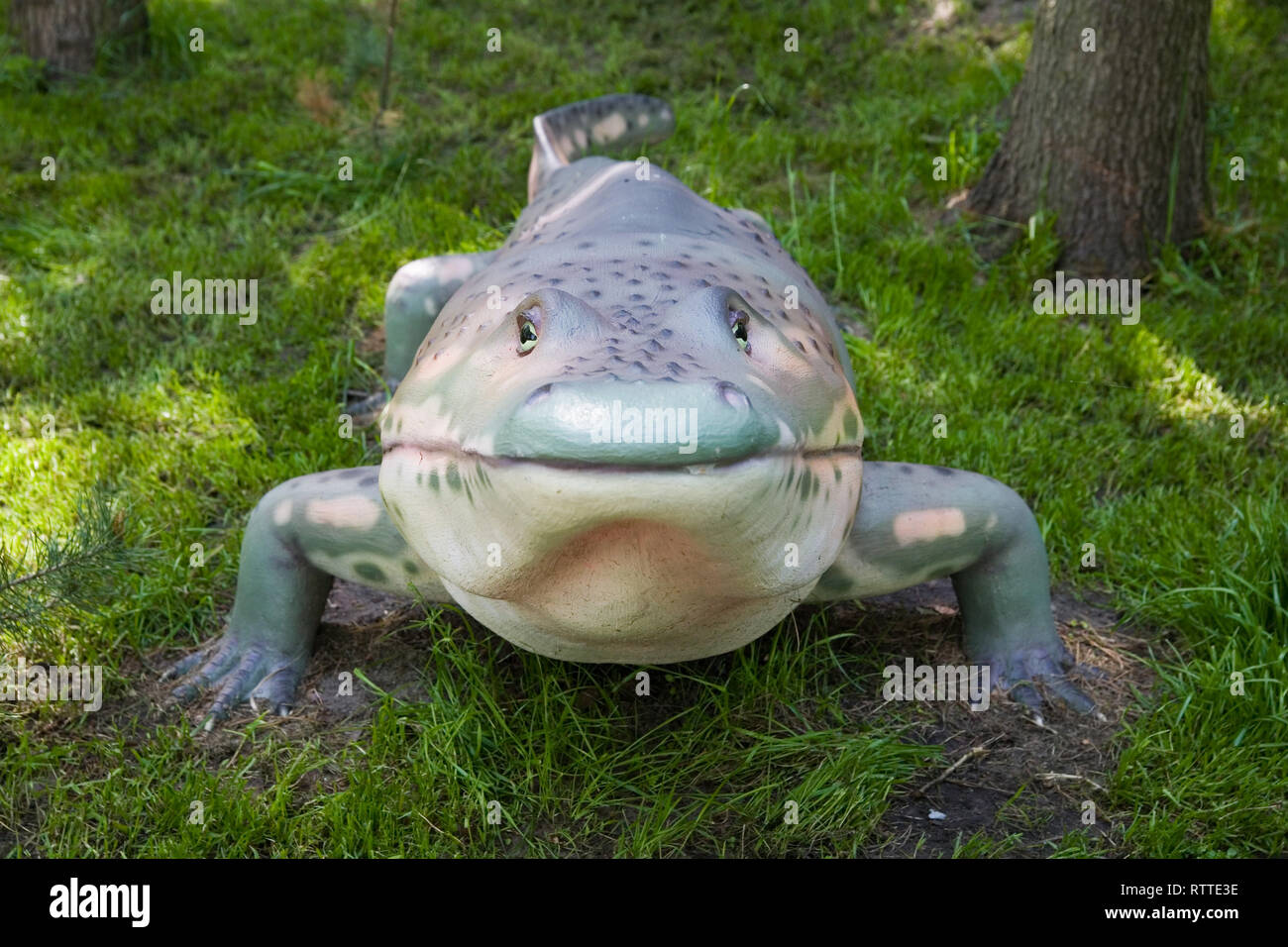Jurassic park - set of dinosaurs - Mastodonsaurus giganteus Stock Photo ...