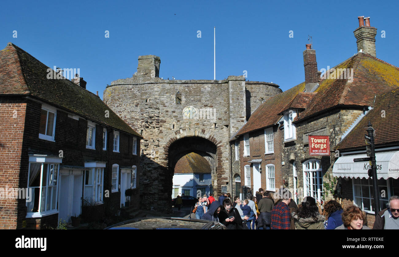 Classic scenes of the historic town of Rye, East Sussex, UK Stock Photo ...