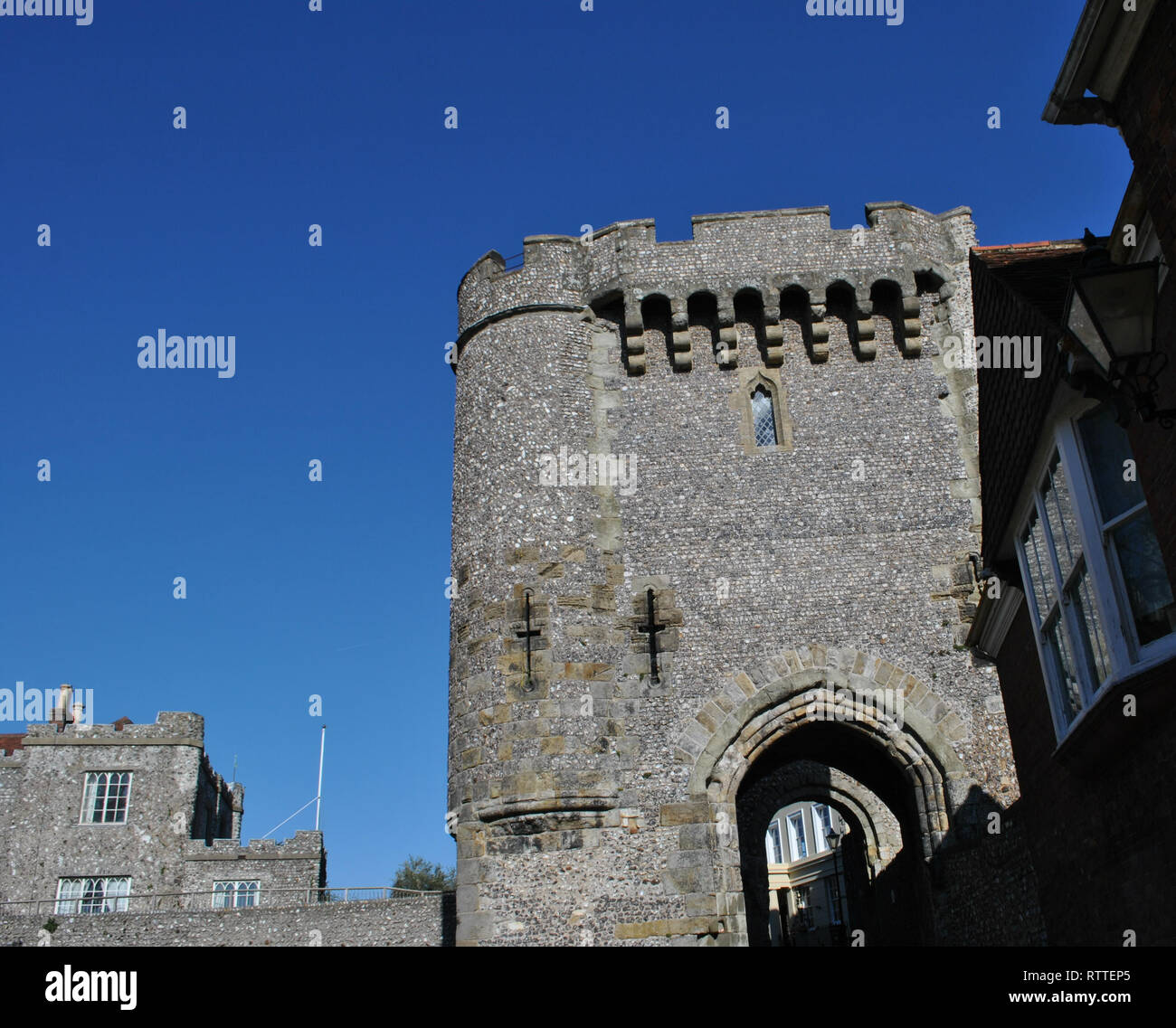 Classic scenes at the historic town of Lewes, East Sussex, UK Stock ...