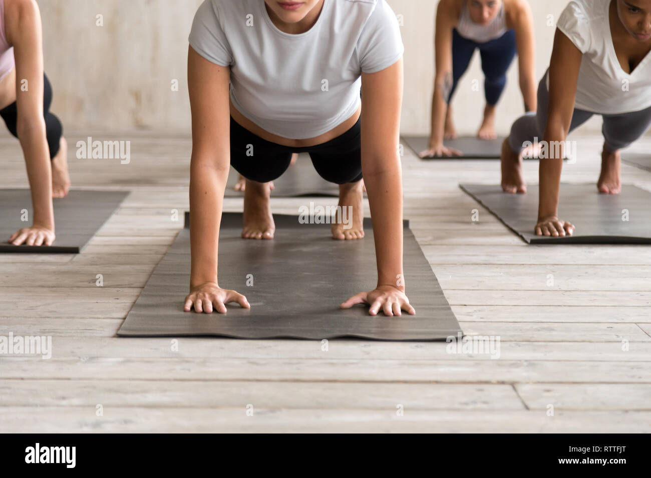 Beginner plank hi-res stock photography and images - Alamy