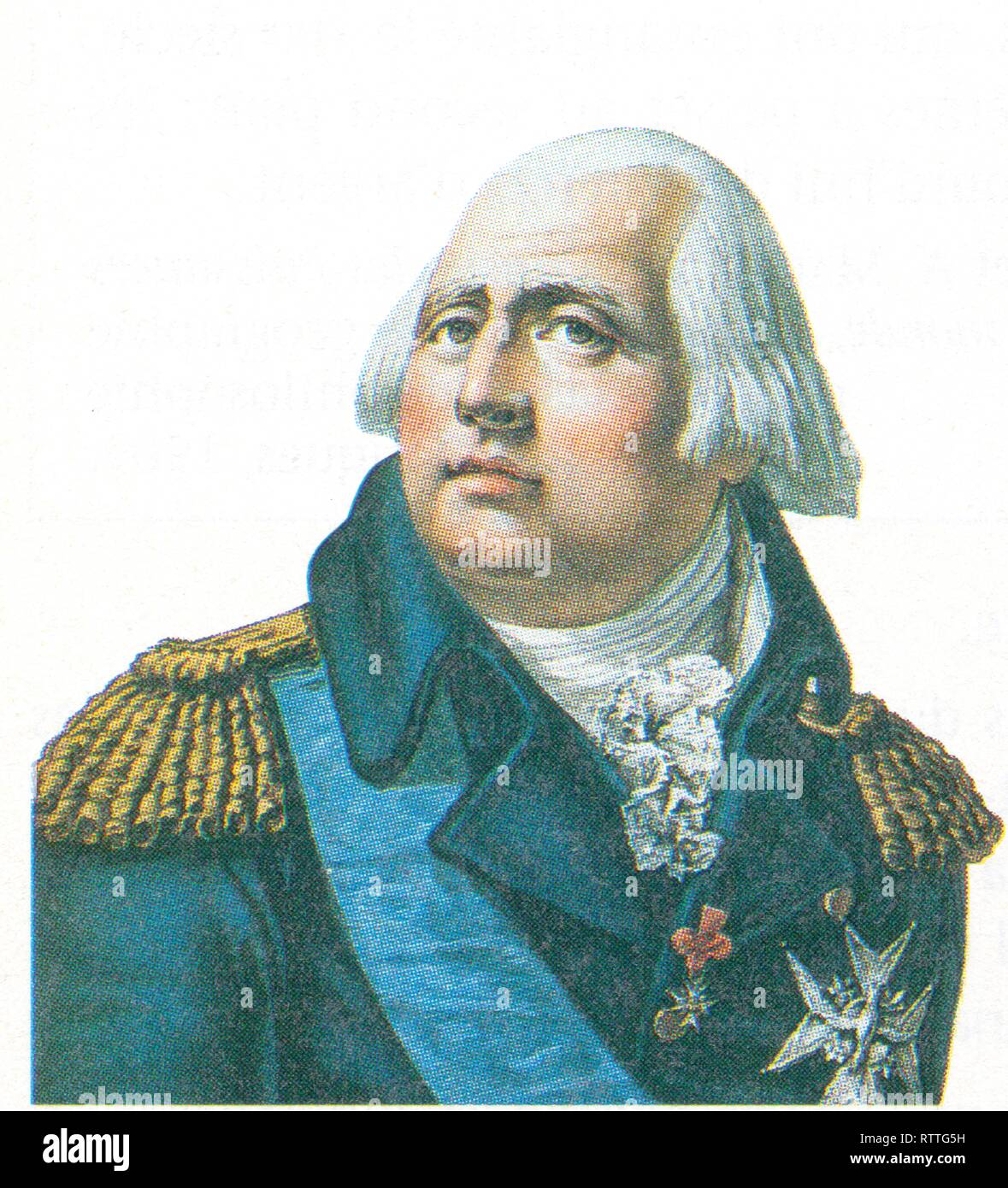 LOUIS XVIII. ROI DE FRANCE ET DE NAVARRE Stock Photo - Alamy
