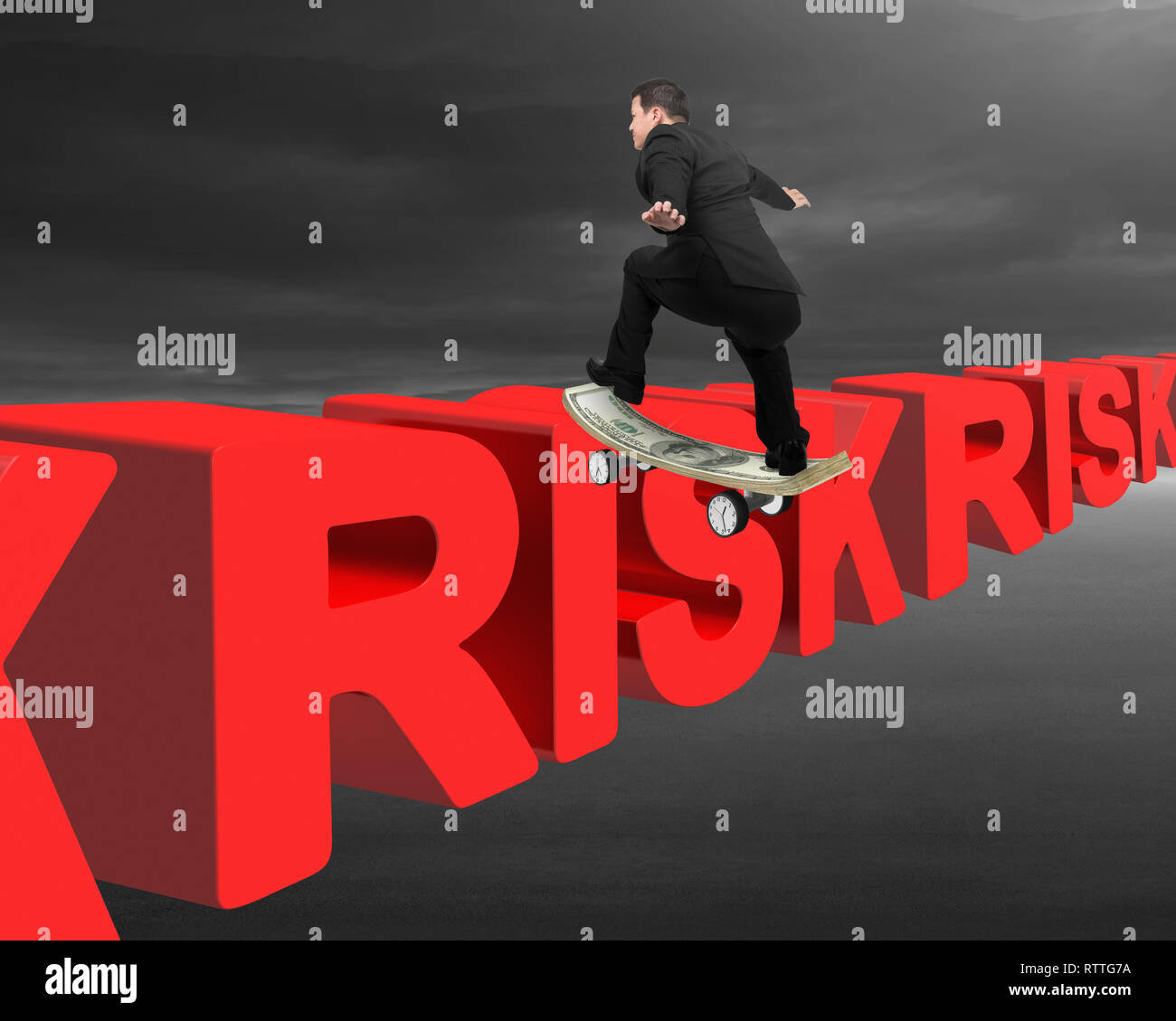 3d man time management text hi-res stock photography and images - Alamy