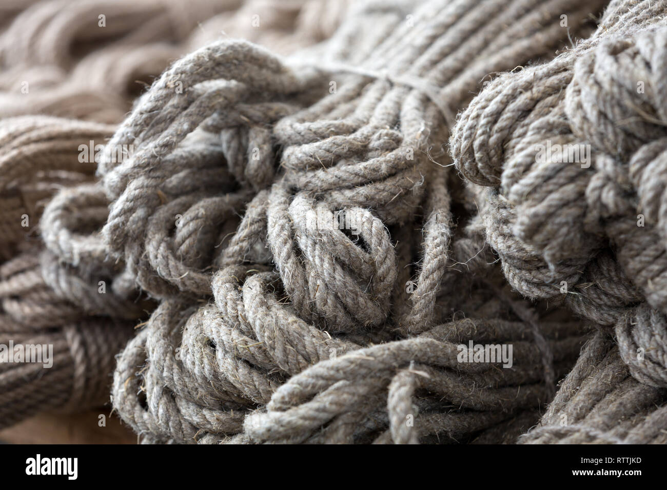 coil of rope Stock Photo - Alamy