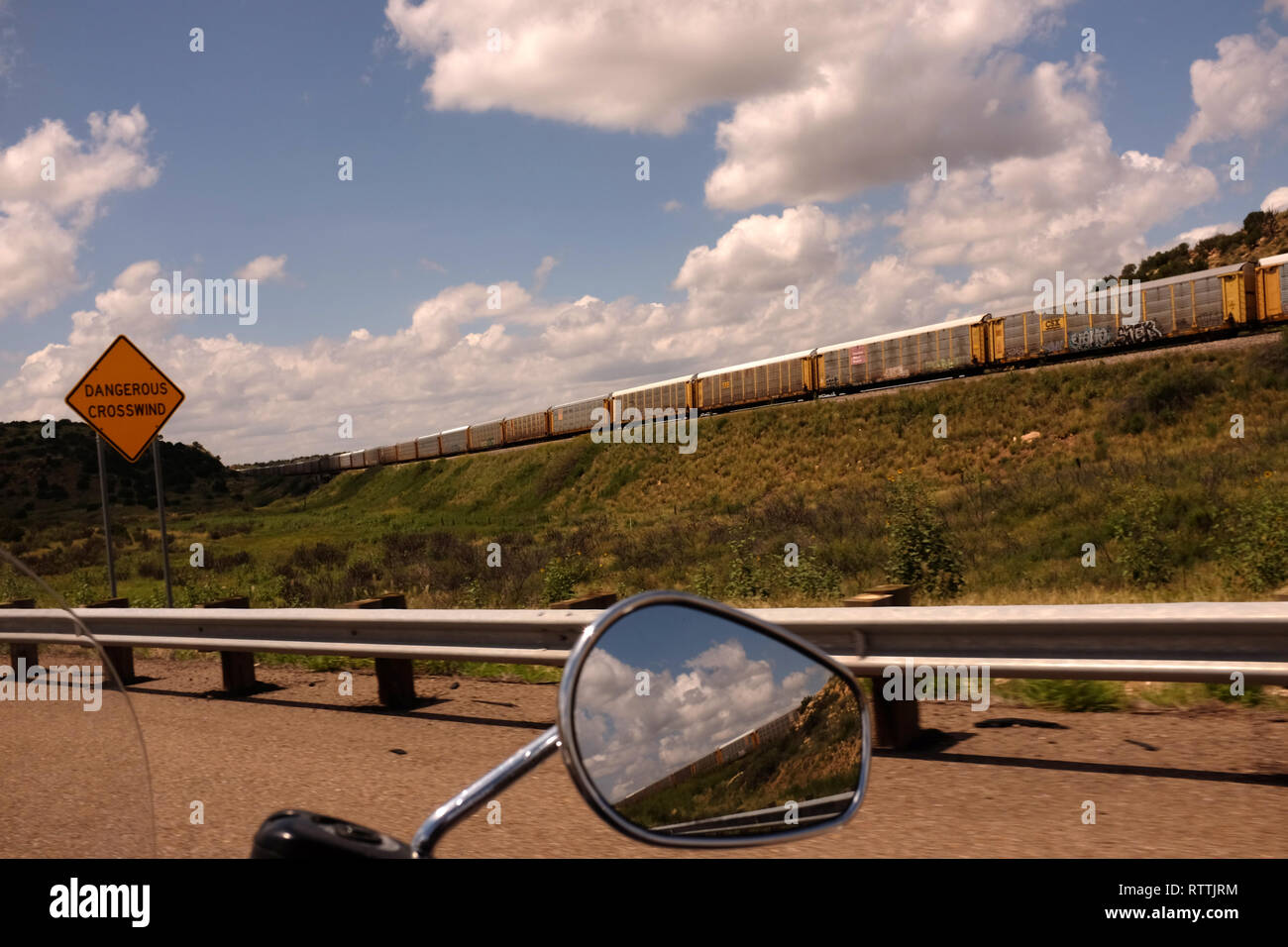 Very long goods train hi-res stock photography and images - Alamy
