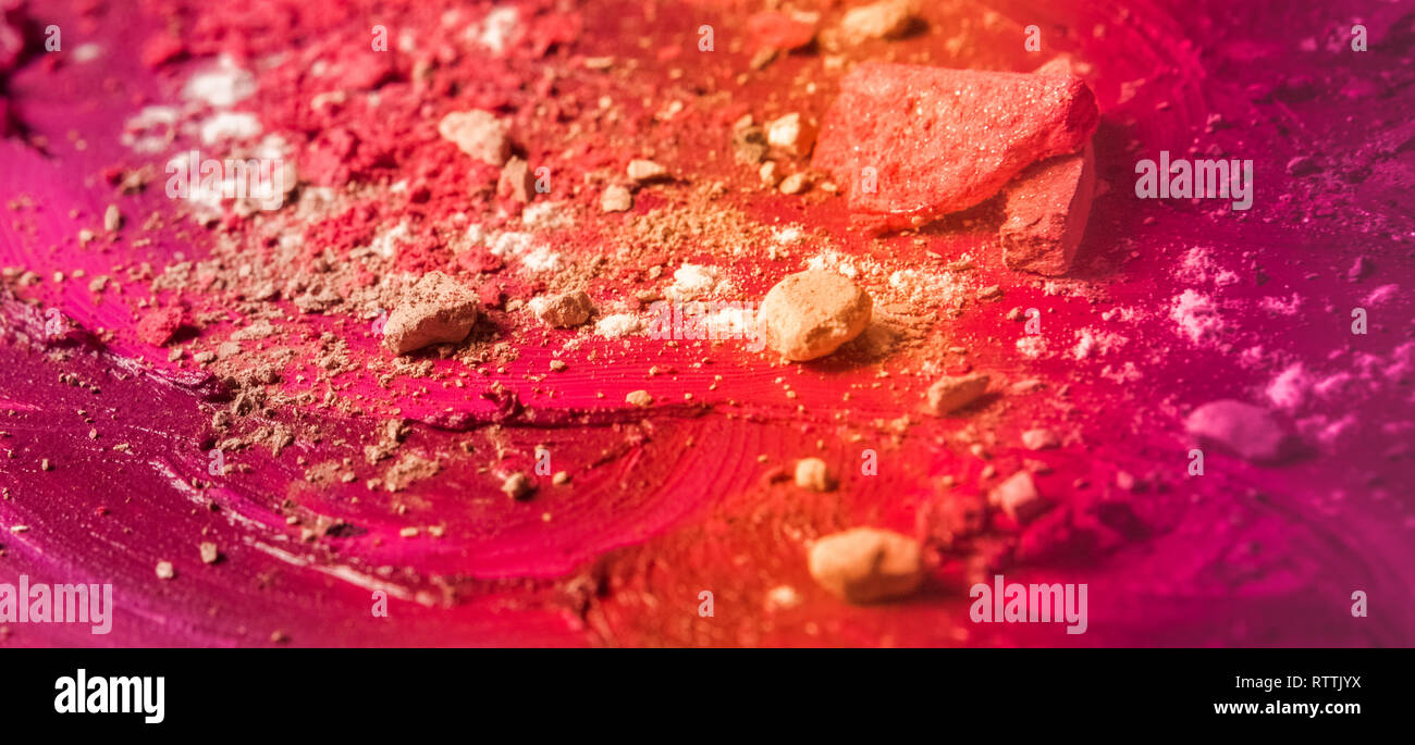 Artistic make-up composition - creative background, beautiful textures ...